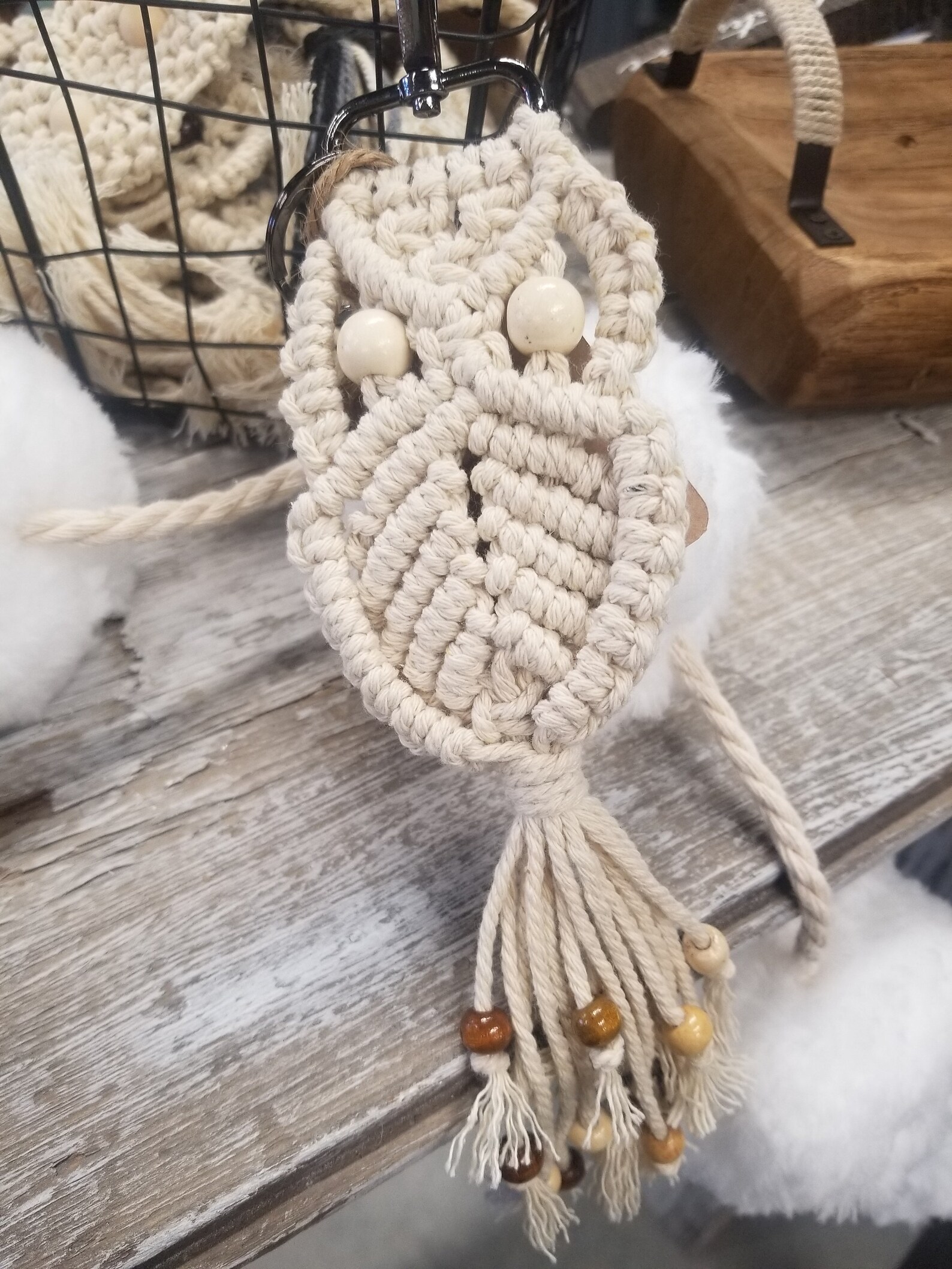 Handmade Macrame Owl Keychains/purse or Backpack Charms/car - Etsy