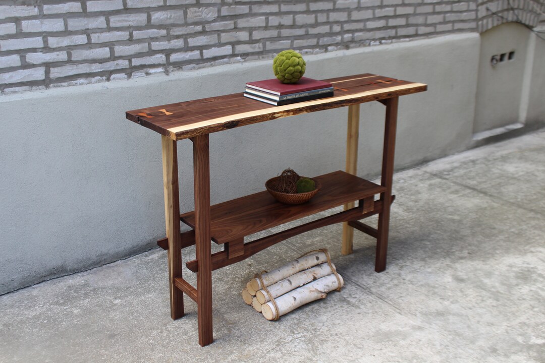 Side Board Console Table Credenza Liveedge Entryway Table - Etsy