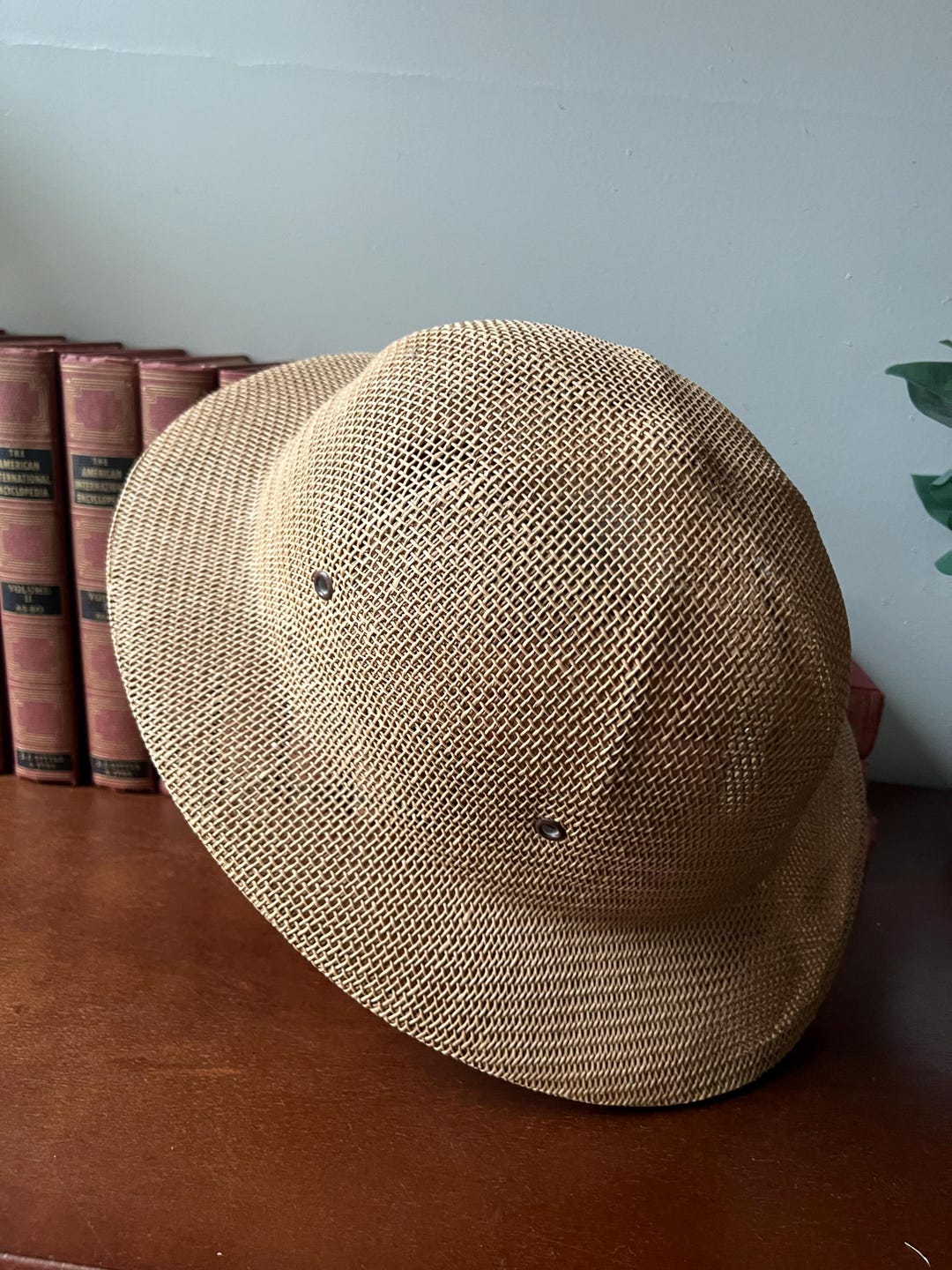 Brookstone Safari Hat – Adjustable, Made in USA, Tan Woven - Etsy