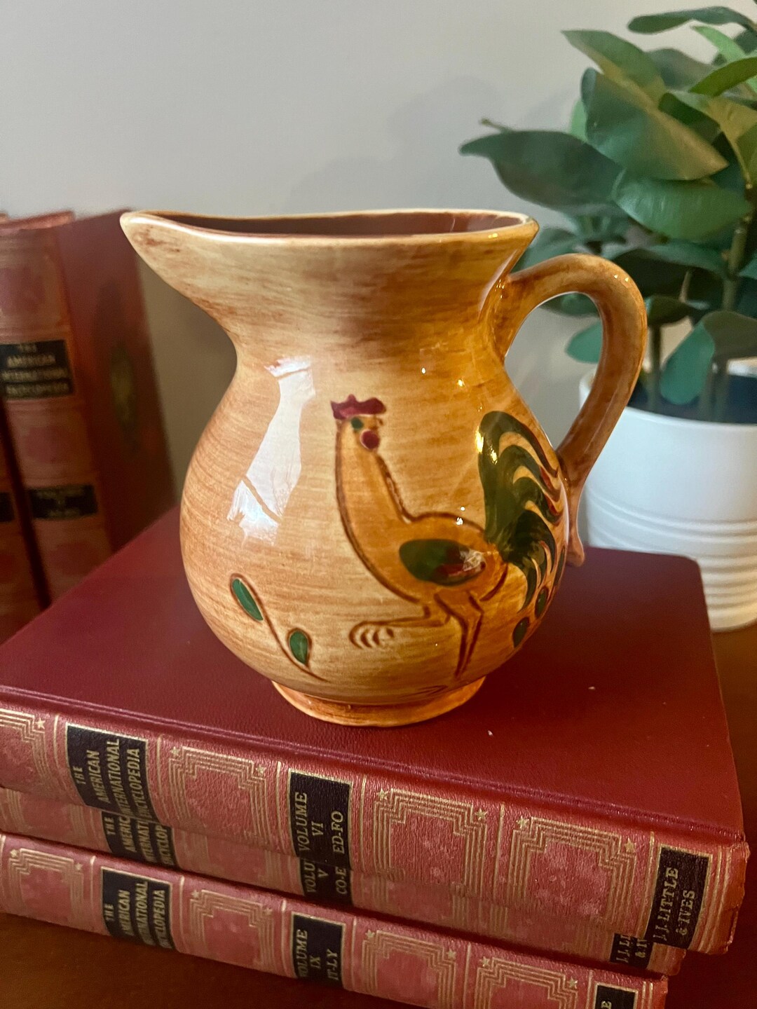 Pennsbury Pottery Rooster Pitcher – Vintage Handcrafted Ceramic - Etsy