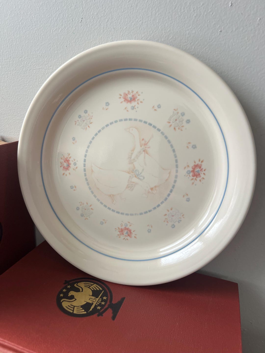 Vintage Corelle by Corning Ware Goose Plate | Country Promenade - Etsy
