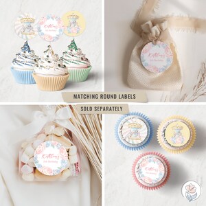 Carousel Rainbow Juice Label, Printable Capri Sun Label, Digital ...