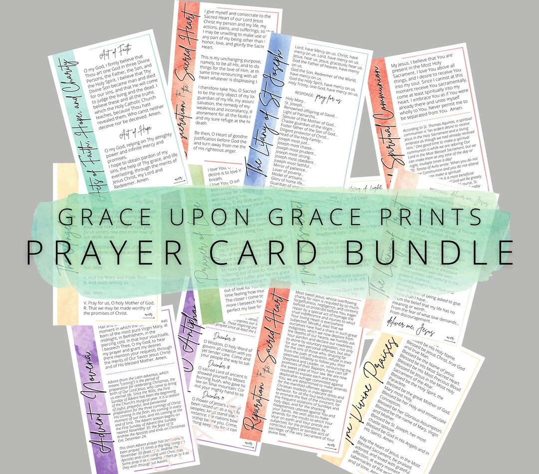 Prayer Card Bundle | Discount Prayer Card | Choose 10 - Etsy