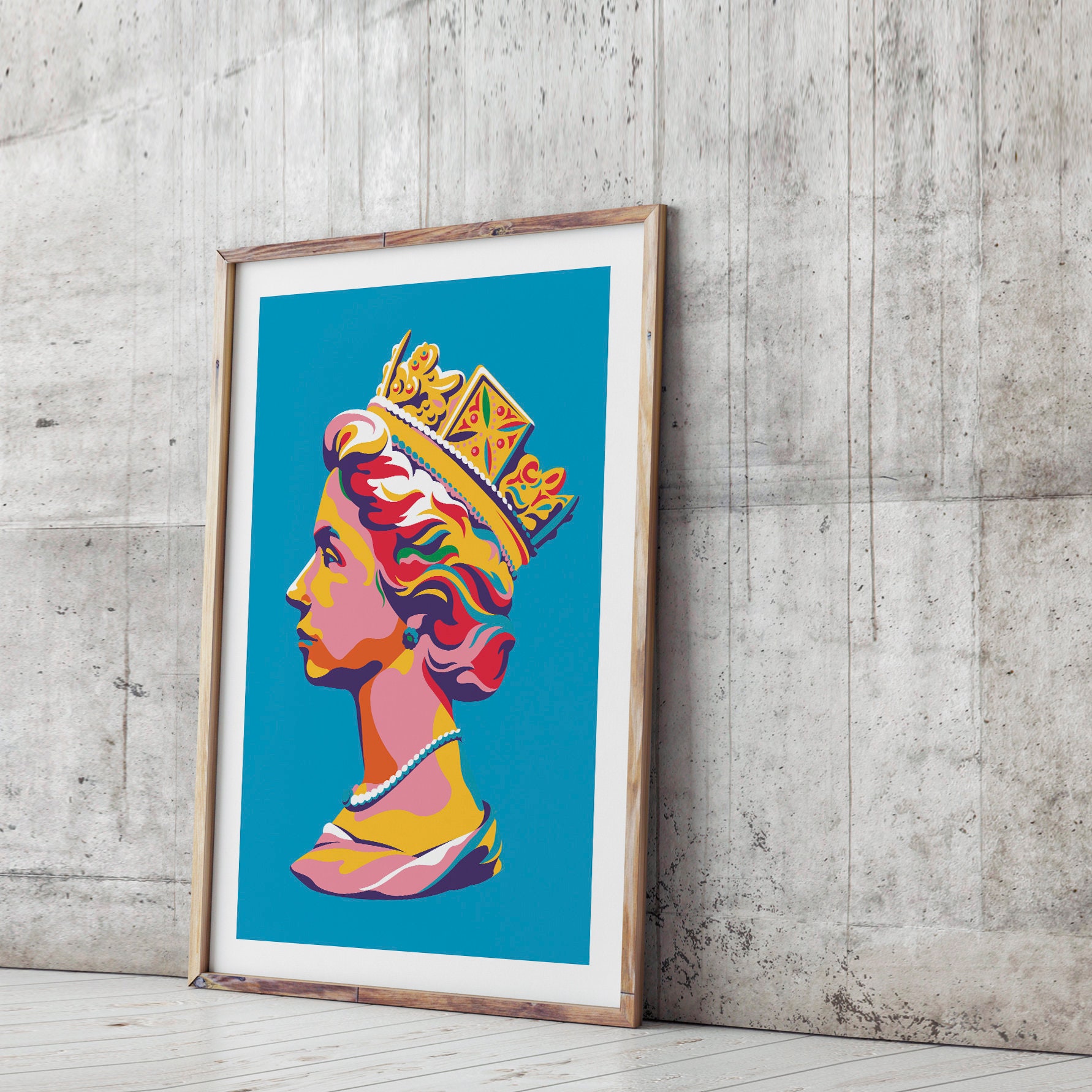 Queen Elizabeth Print Royal Family Queen Poster Queen - Etsy