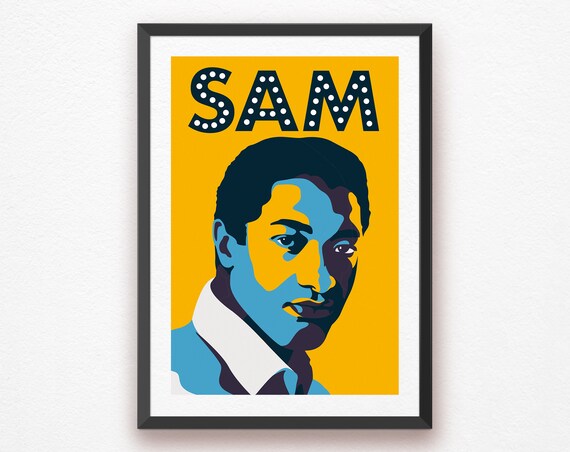 Sam Cooke Print Soul Legend Art Music Art soul Art Jazz | Etsy