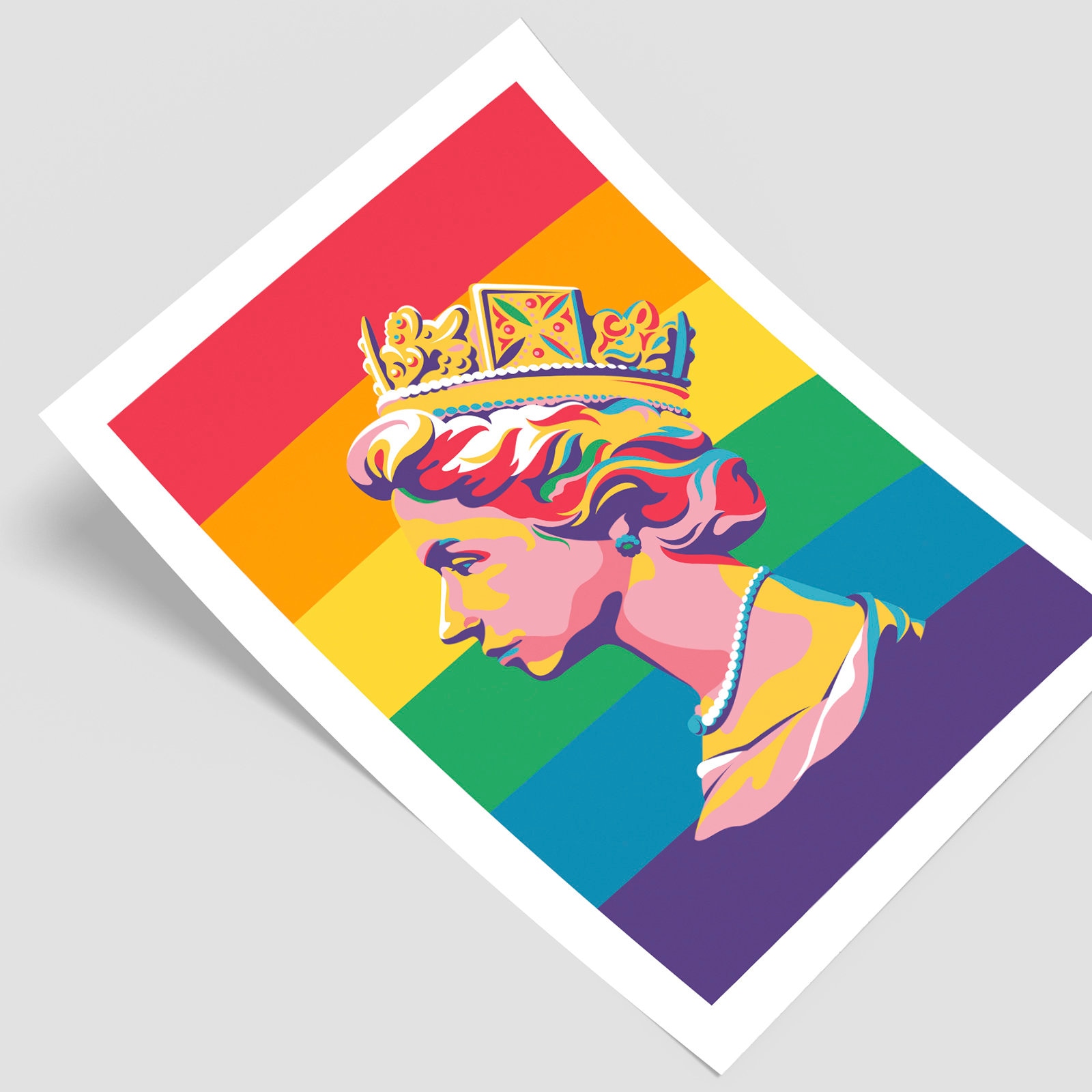 Queen Elizabeth Print, Royal Family, Queen Poster sold by Mandla | SKU ...