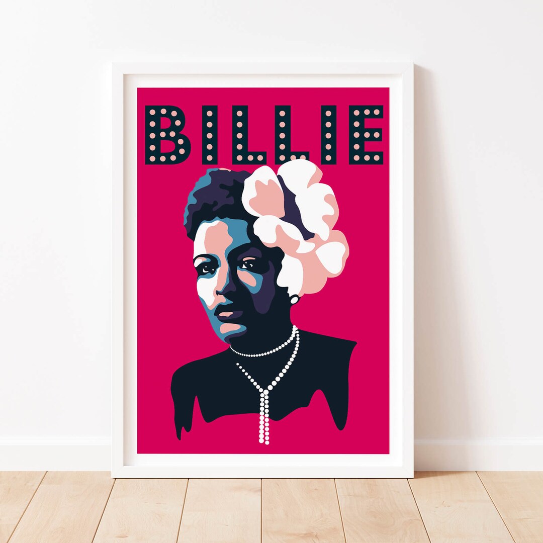 Billie Holiday Wall Print, Music Art, ,soul Art ,jazz Art, Musical Art ...