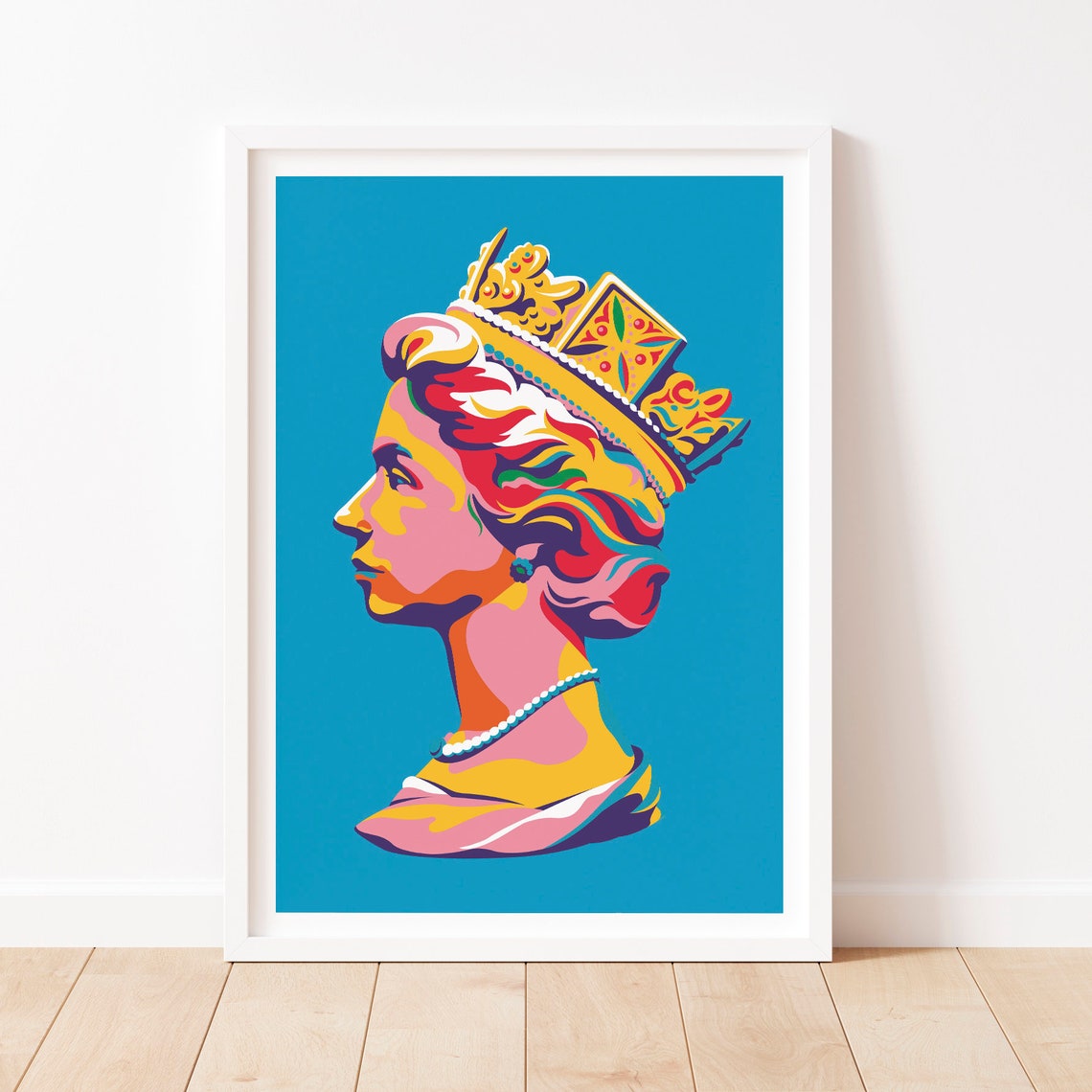 Queen Elizabeth Print Royal Family Queen Poster Queen - Etsy