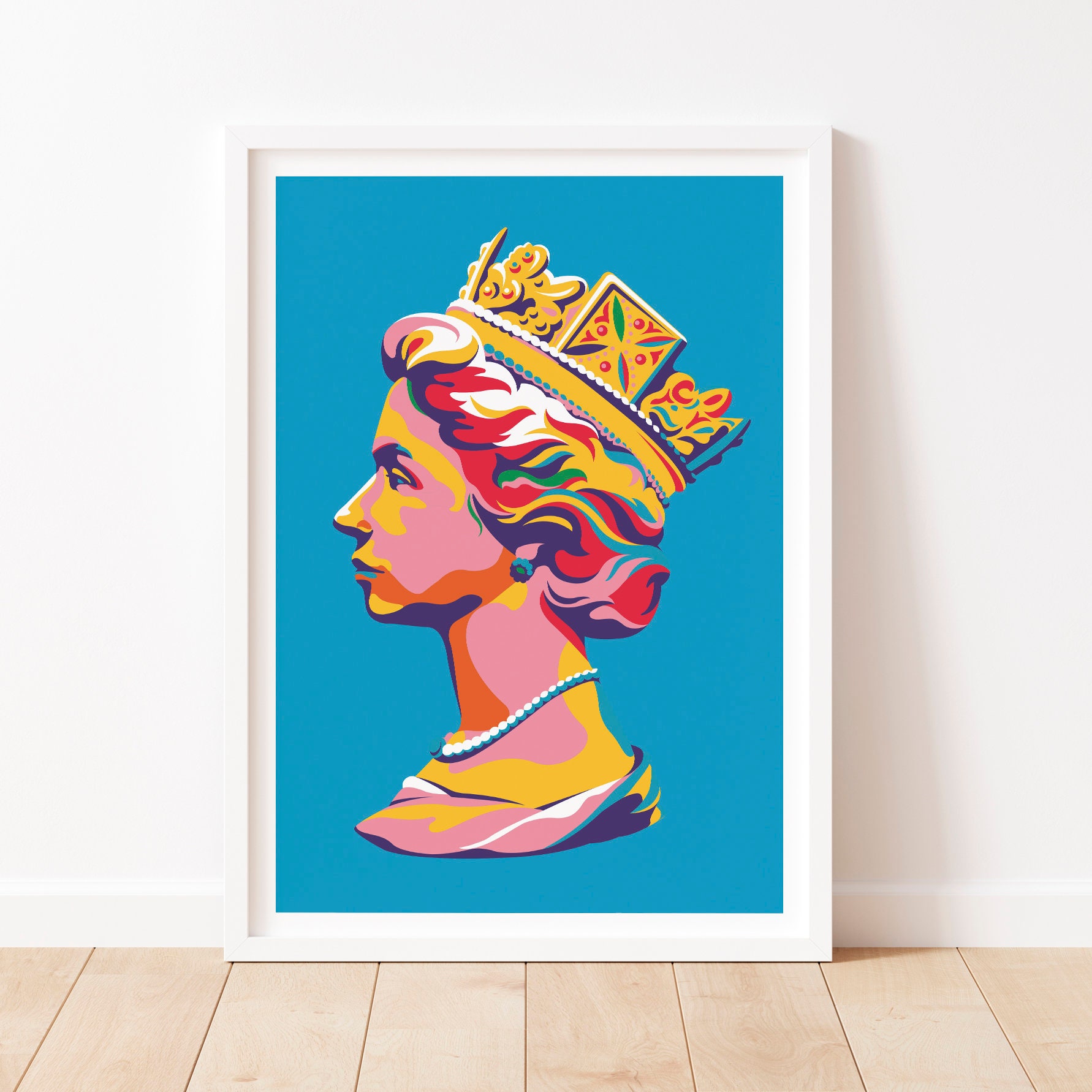 Queen Elizabeth Print Royal Family Queen Poster Queen - Etsy
