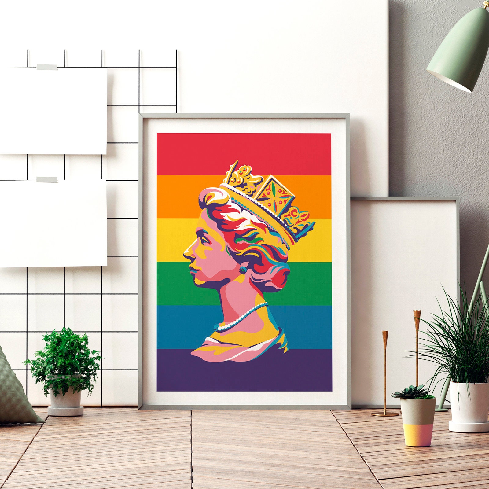 Queen Elizabeth Print, Royal Family, Queen Poster sold by Mandla | SKU ...