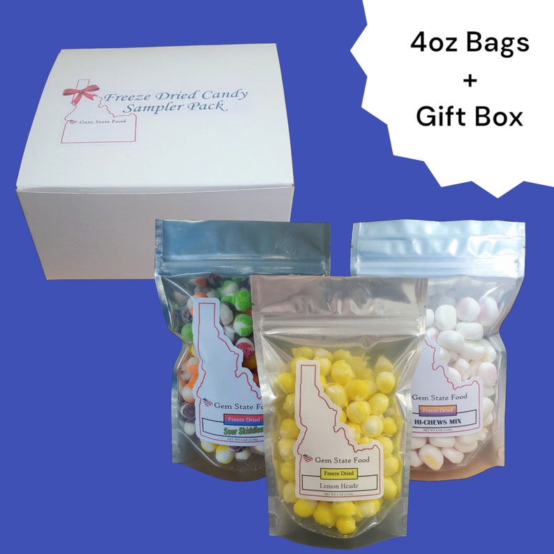 Freeze Dried Candy Variety - 3 Bag Freeze Dry Candy Sampler - Sweet ...