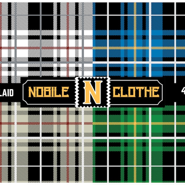 Flannel Clip Art - Etsy