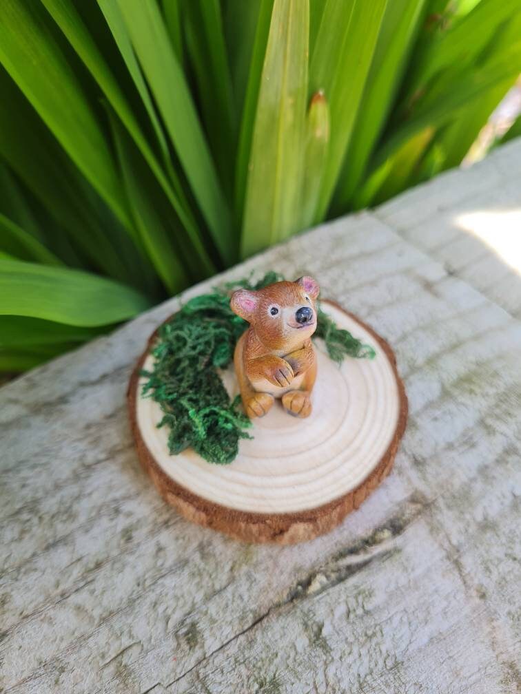 Miniature Polymer Clay Sculpt Bear Handmade OOAK - Etsy