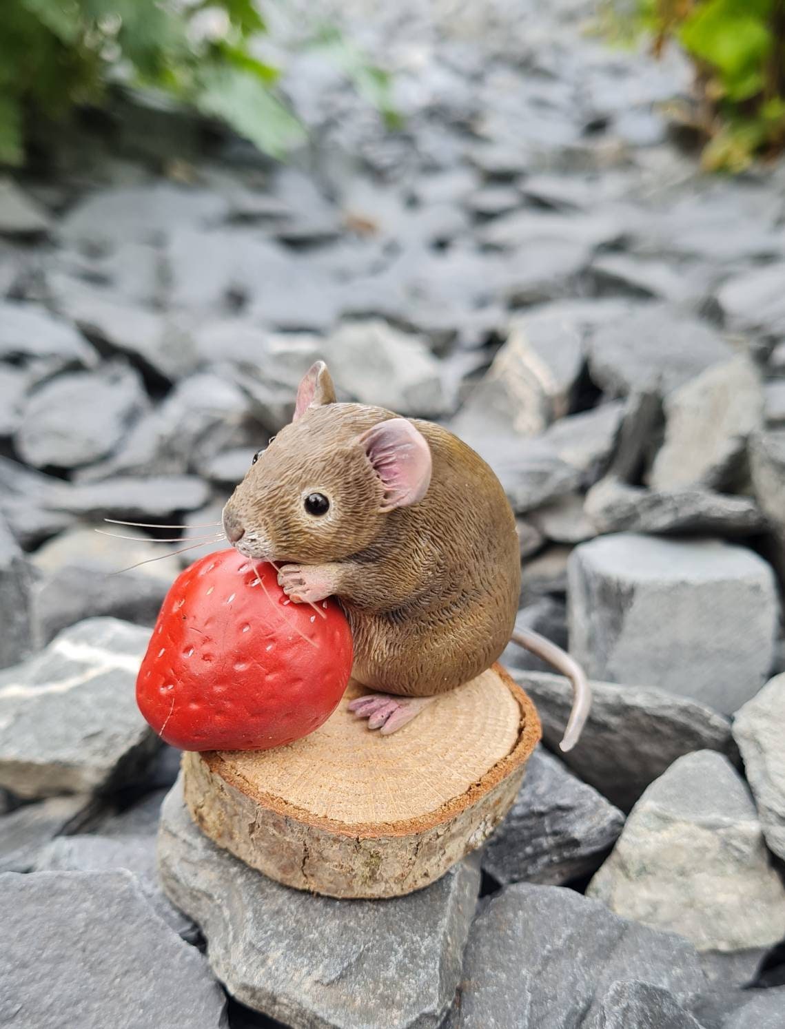 Polymer Clay Miniature Mouse Sculpey Collectable Hand Made - Etsy UK