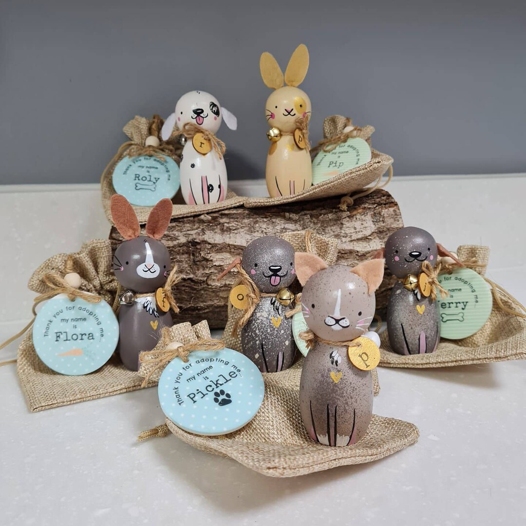 Pickle Peep Pet Peg Doll Large Dog Cat Rabbit - Etsy