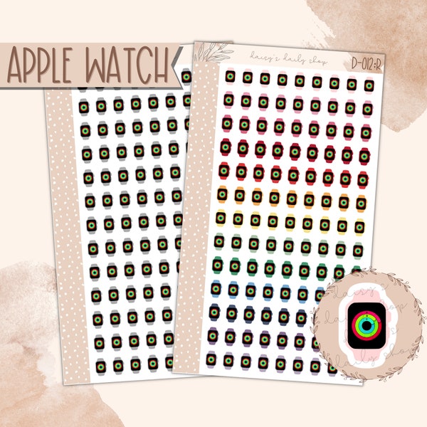 Apple Watch Stickers - Etsy