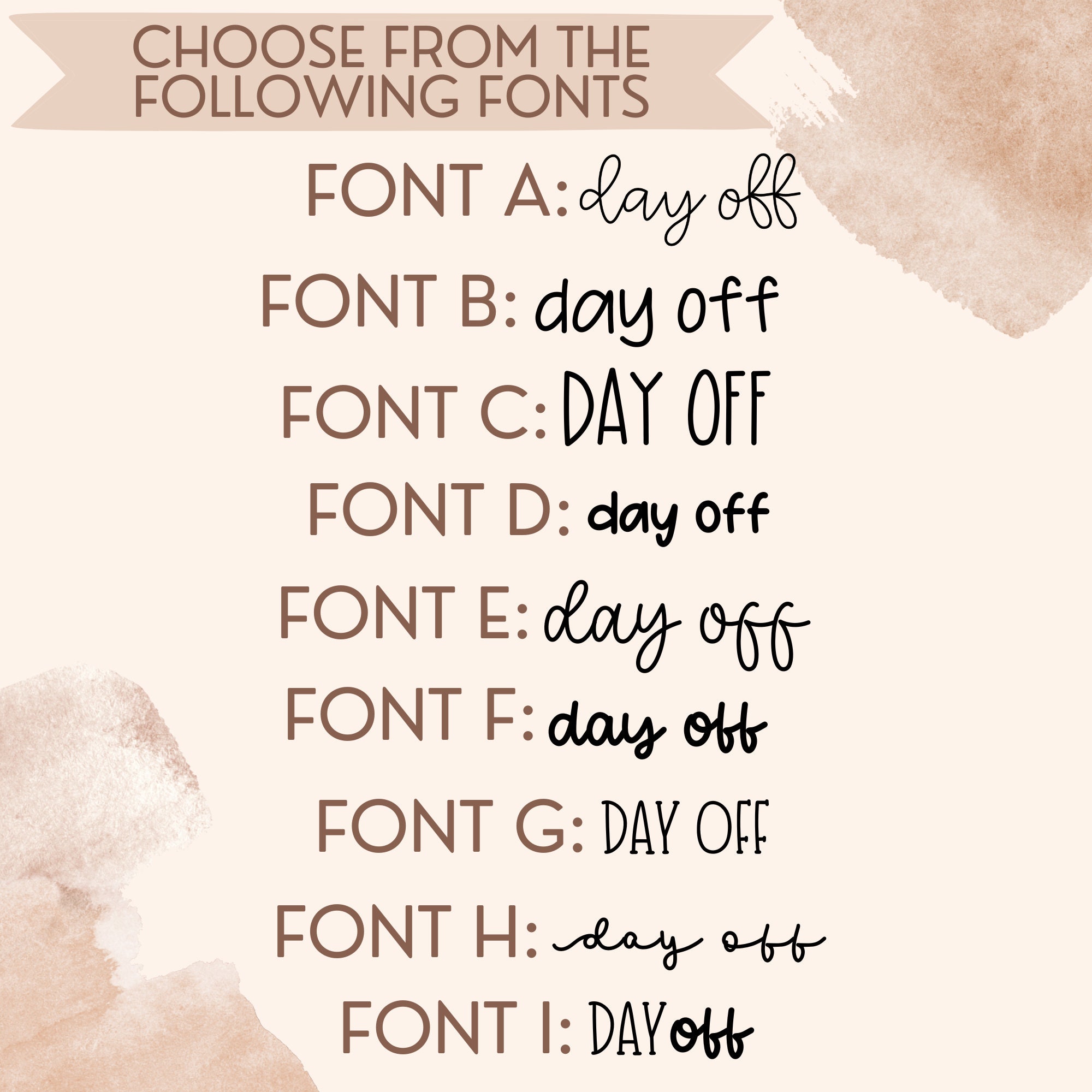 S-006 DAY OFF SCRIPTS Planner Stickers Erin Condren - Etsy UK