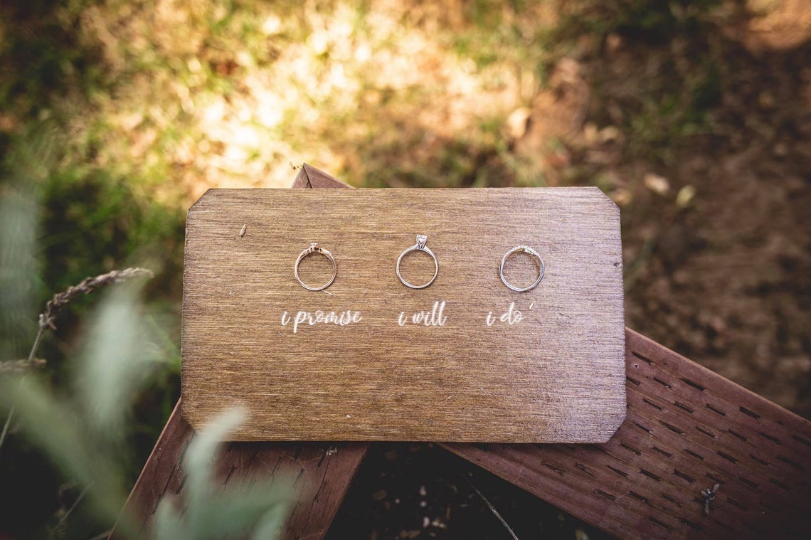 Wedding Ring Sign | Etsy