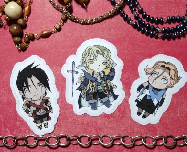 Castlevania Chibi Stickers - Etsy