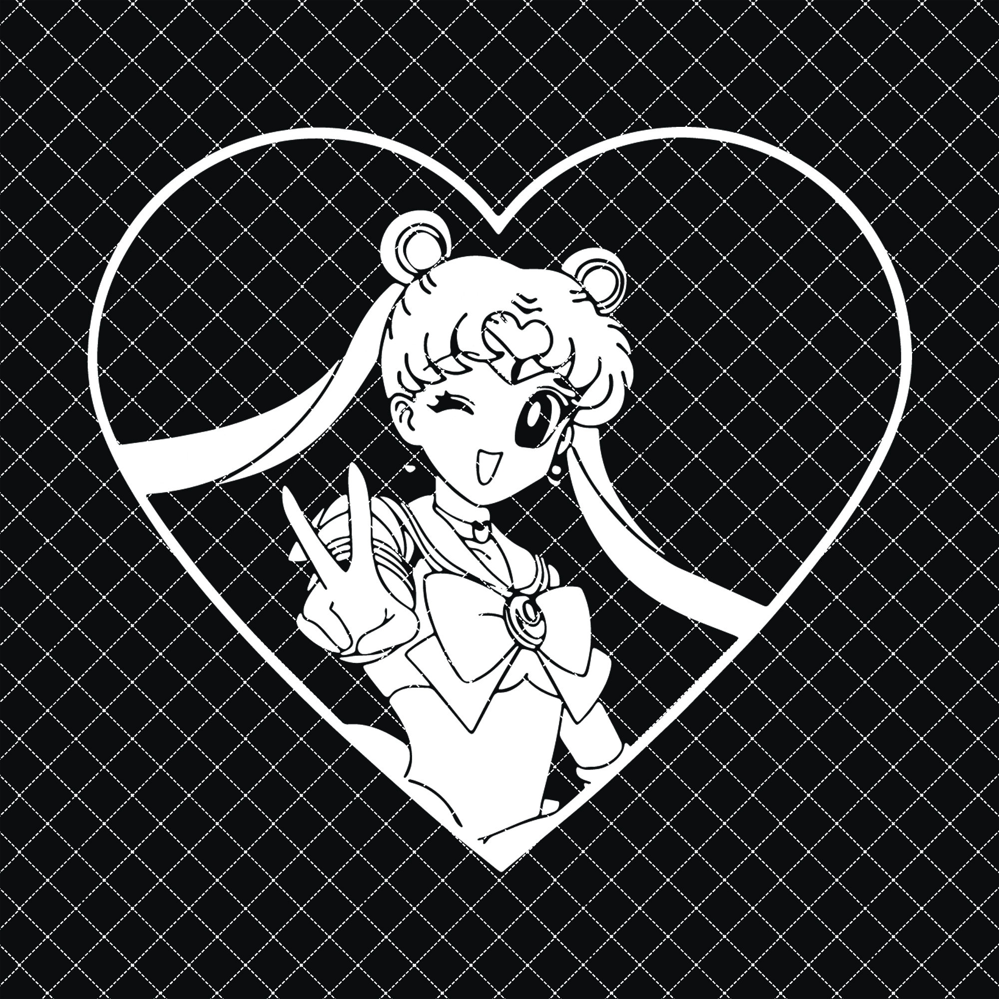 Sailor Moon Luna Svg Sailor Moon Svg Anime Svg Porn Sex Picture
