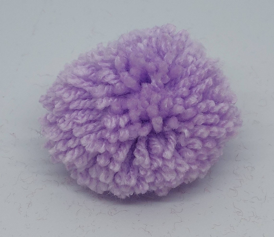 10 Pack of Pom Poms Purple - Etsy UK