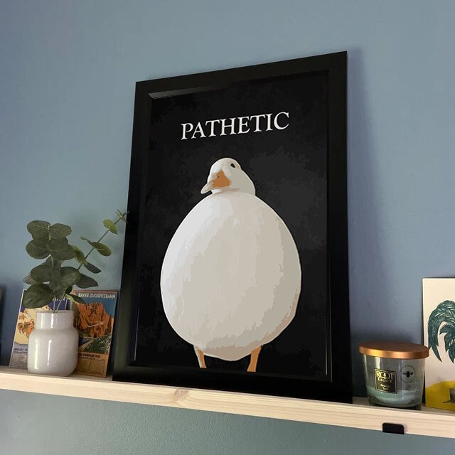 Pathetic Duck Poster Judgemental Duck Funny Poster No - Etsy UK