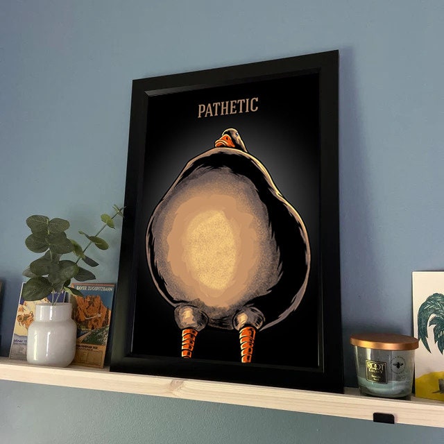 Pathetic Duck Poster Judgemental Duck Funny Poster No - Etsy UK