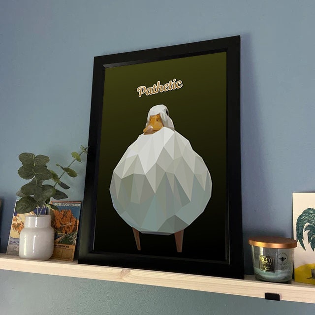 Pathetic Duck Poster Judgemental Duck Funny Poster No - Etsy UK