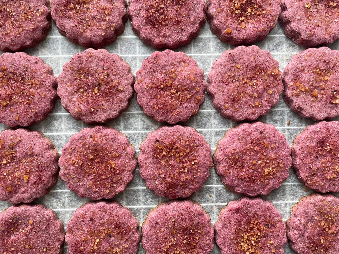 Hibiscus Sumac Shortbread Cookies - Etsy