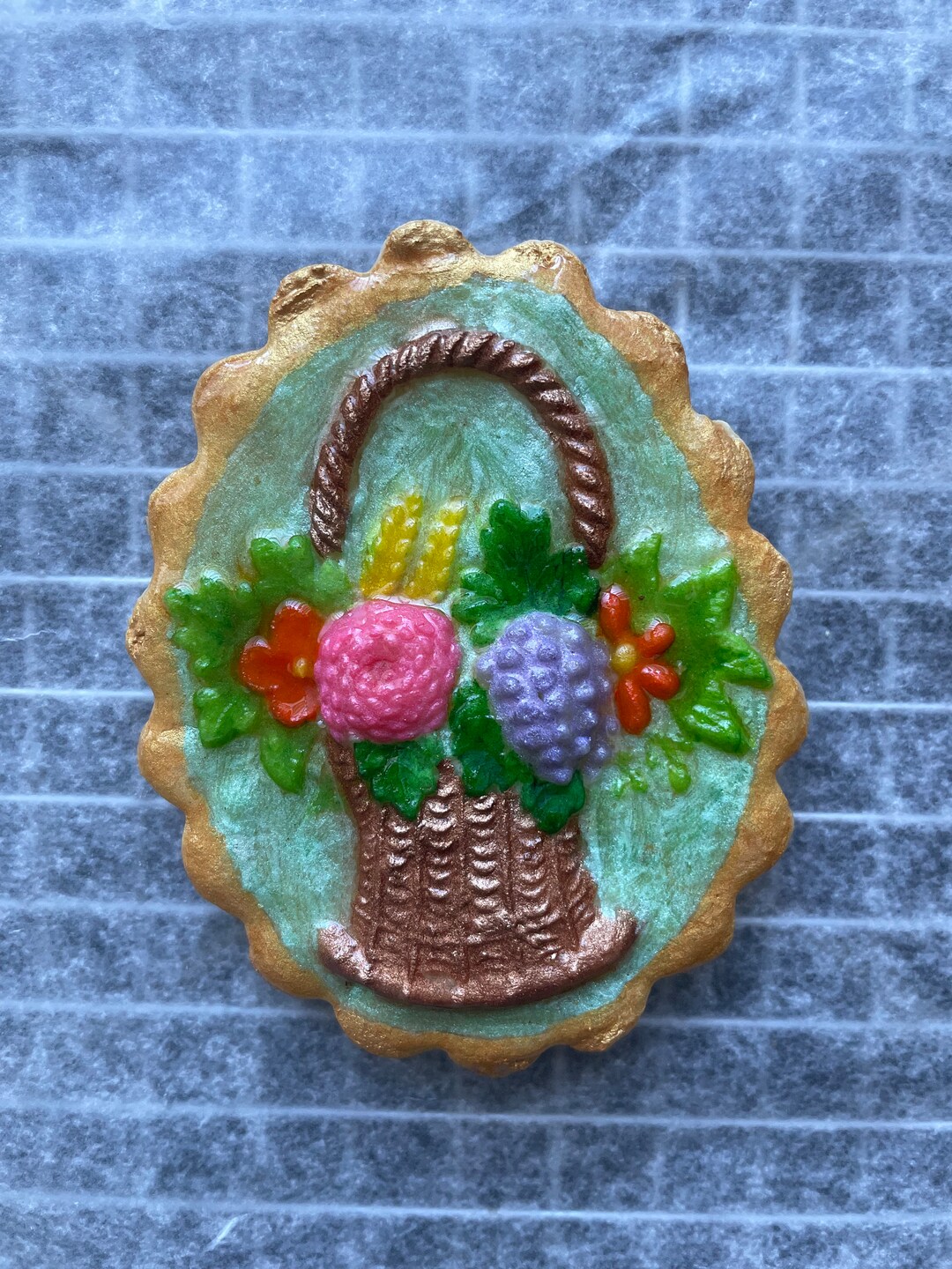 Hand Painted Flower Cookie| Mother's Day Cookies| Lemon Shortbread ...