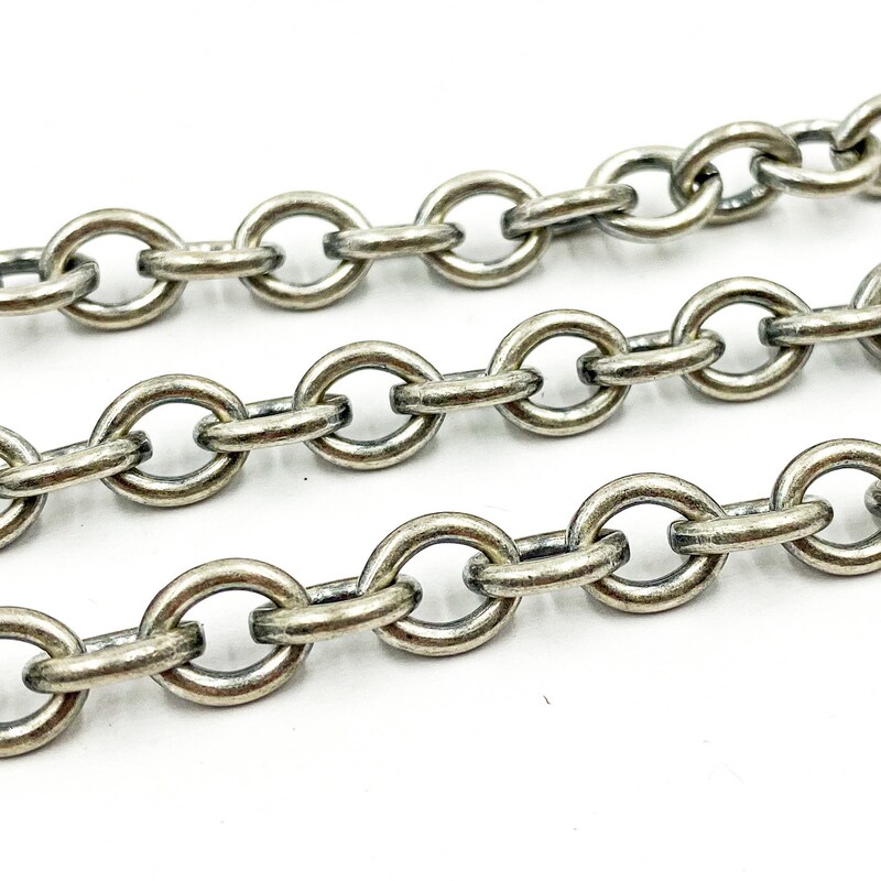 Heavy Silver Chain - Etsy