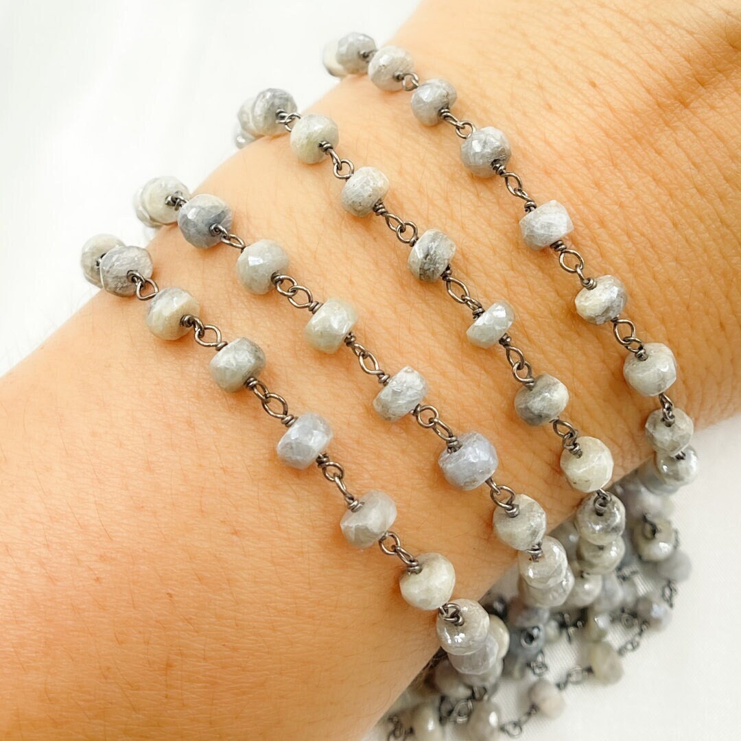 Silverite Oxidized 925 Sterling Silver Wire Chain, Permanent Jewelry ...