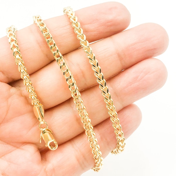 10k Gold Necklace - Etsy
