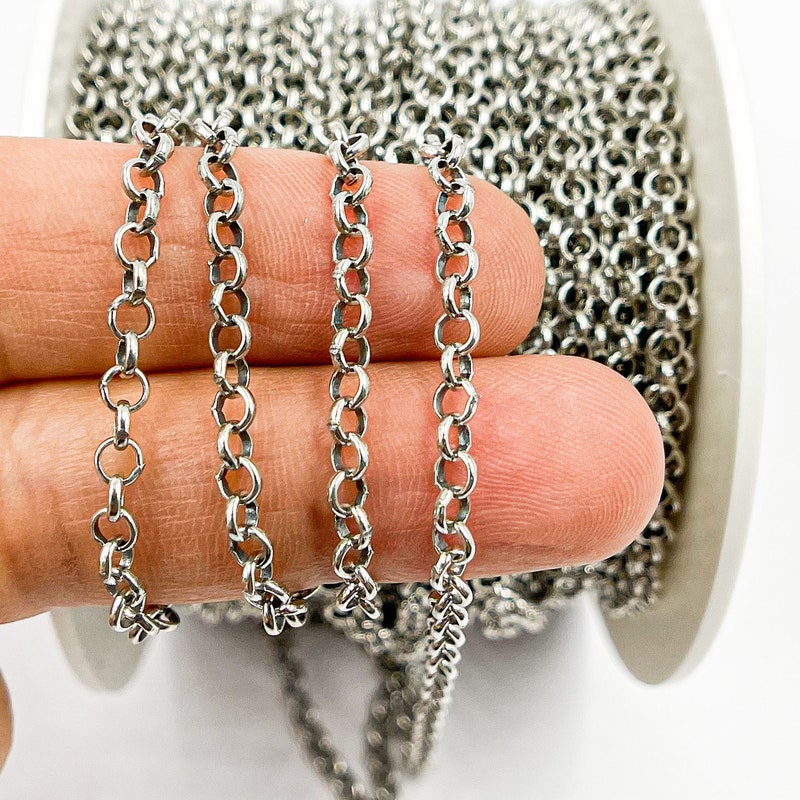 925 Rolo Chain - Etsy