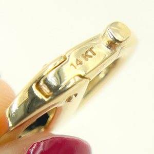 17x12mm 14K Solid Gold Mariner Clasp, Mariner Clasp Wholesale, Solid ...