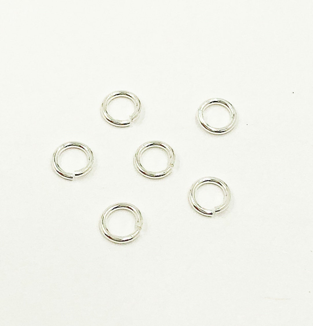 10pcs 4mm 22ga Open 925 Silver Jump Ring, Open Jump Ring Silver Bulk ...