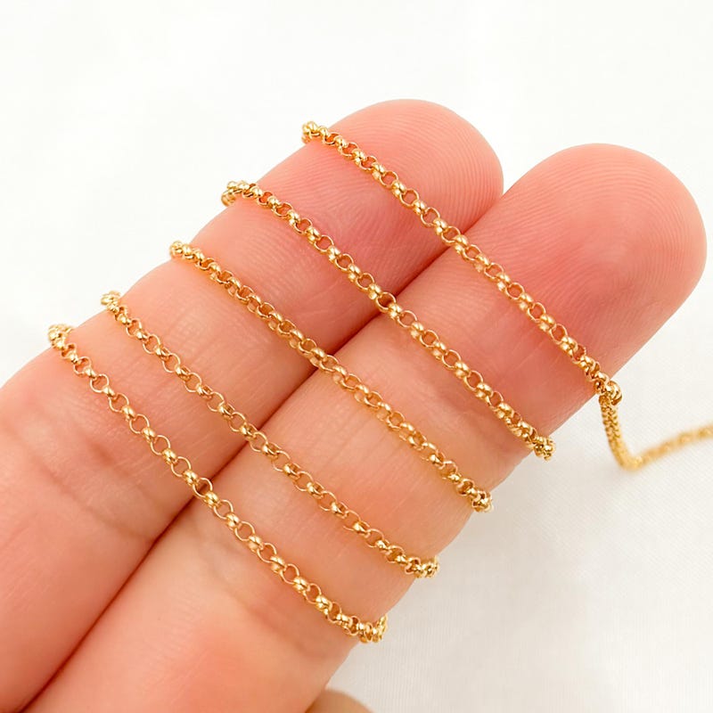 1mm Silver Chain Roll - Etsy