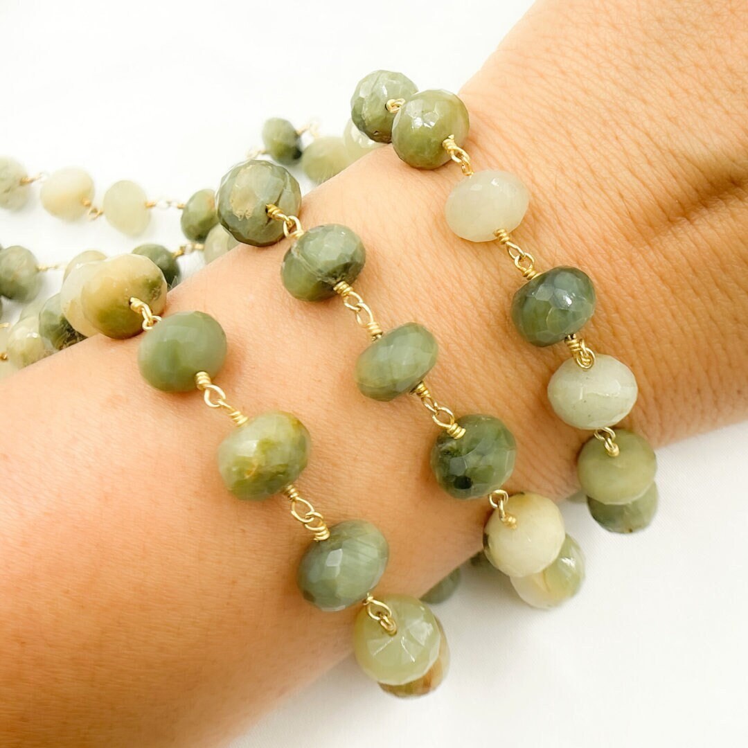 Cats Eye Gold Plated 925 Sterling Silver Wire Chain, Permanent Jewelry ...