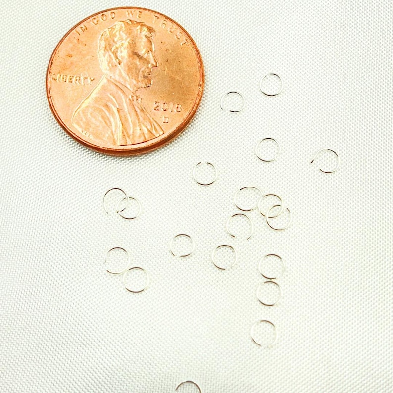 3mm 28ga 925 Sterling Silver Open Jump Ring, Wholesale Findings Supply ...