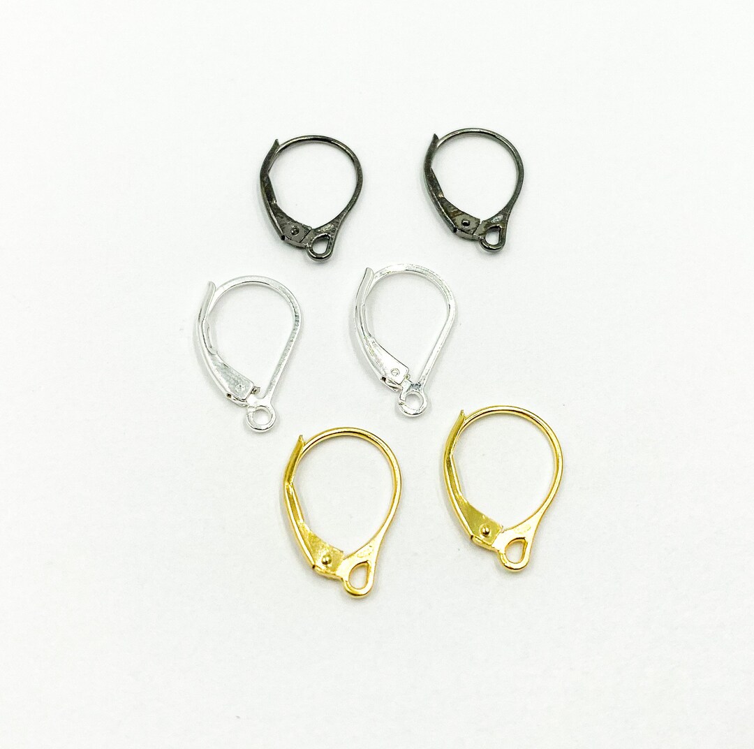 925 Sterling Silver Lever Back Ear Wire, Wholesale Findings Supply for ...