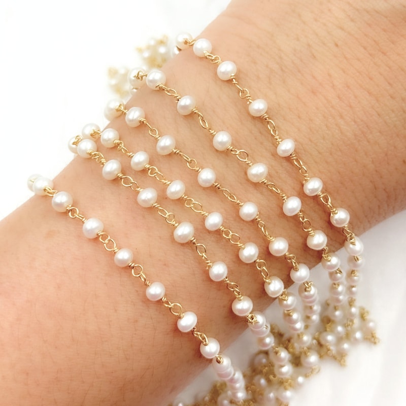 Pearl Wire Wrapped - Etsy