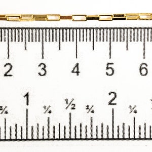 1FT 4.2x1.8mm 14k Gold Filled Chain by Foot Tiny Box Chain - Etsy