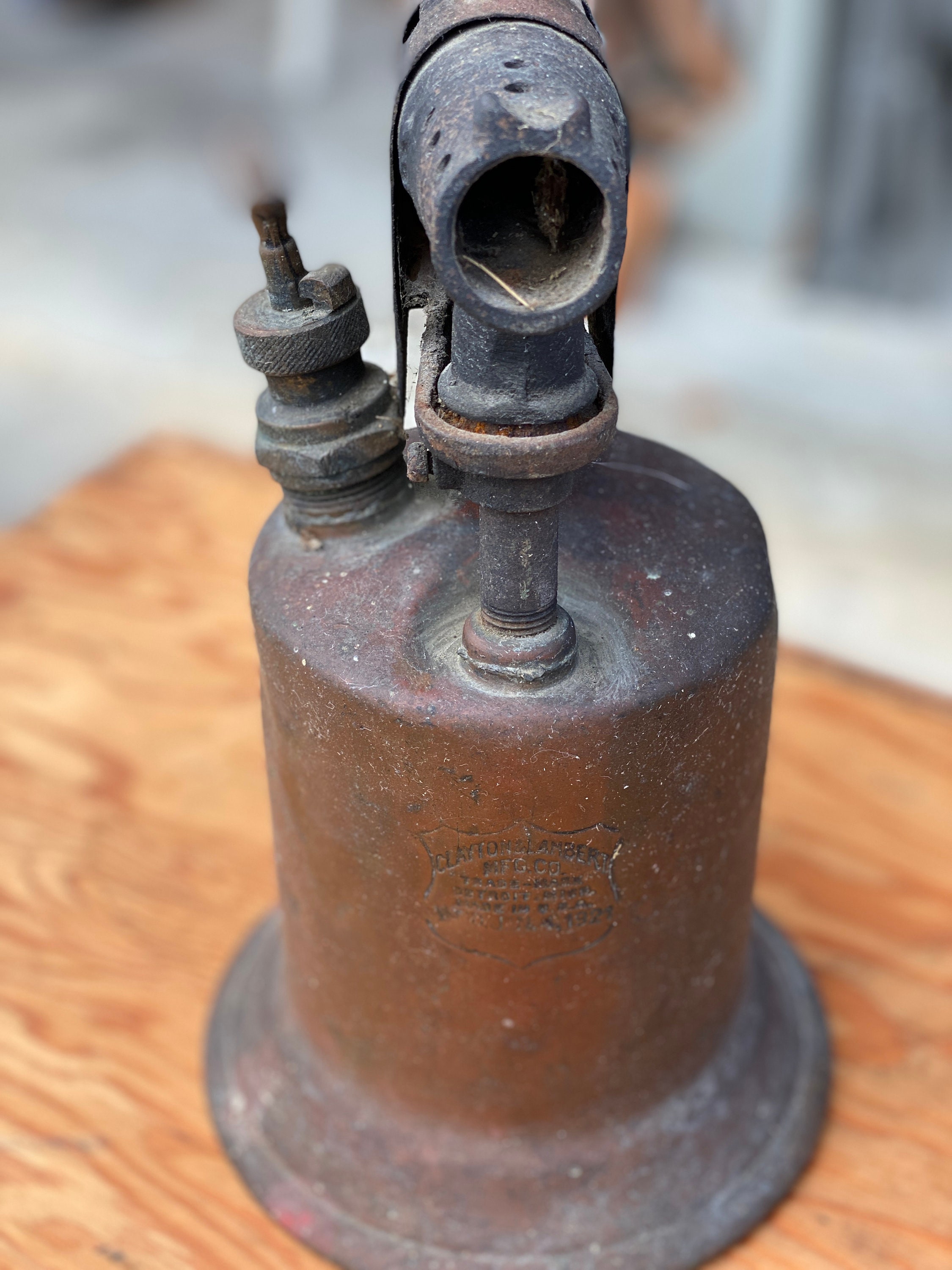 Antique Gas Torch - Etsy