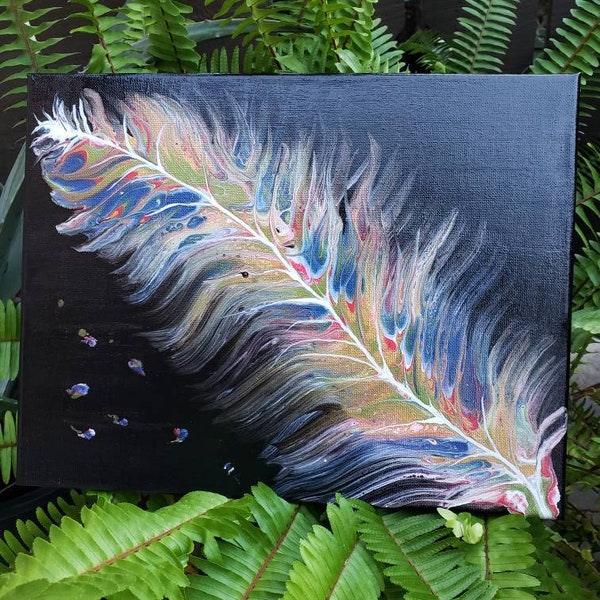 Feather Painting - Etsy