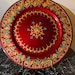 Decorative Trays, Henna Decorated Red Plate, Custom Plates, Henna ...