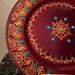 Decorative Trays, Henna Decorated Red Plate, Custom Plates, Henna ...