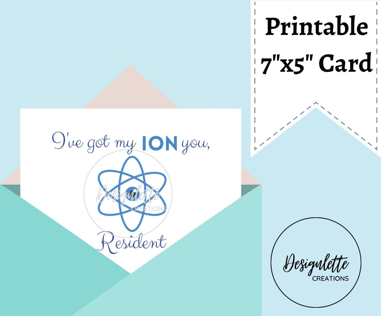 Greeting Card Residency Match Day Card (printable/digital Download ...