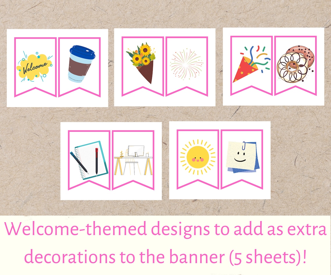 Printable Welcome Back to Work Banner | Printable Welcome Back to ...