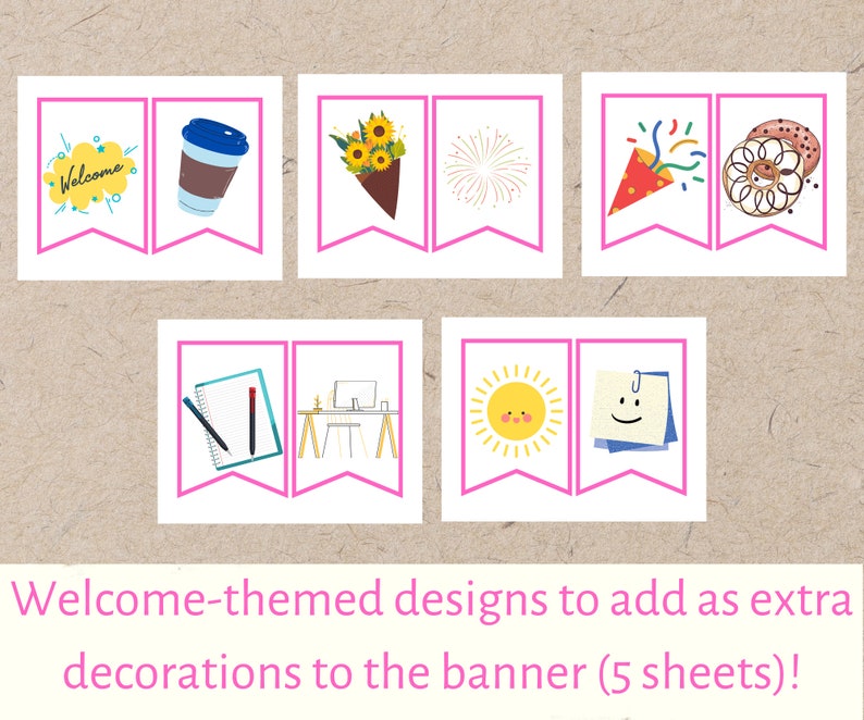 Printable Welcome Back to Work Banner | Printable Welcome Back to ...