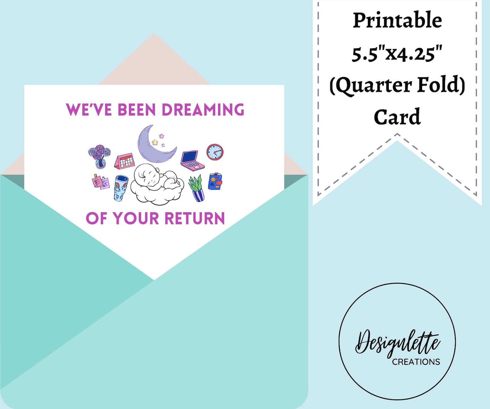Printable Welcome Back From Maternity Leave Card | Funny Printable ...